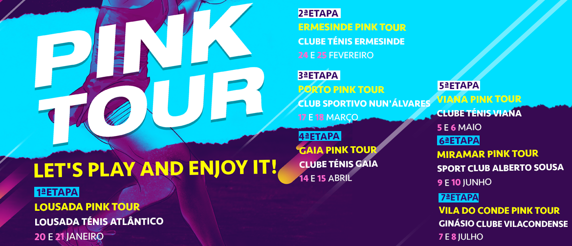 5.ª edição do Pink Tour terá sete etapas em sete cidades diferentes