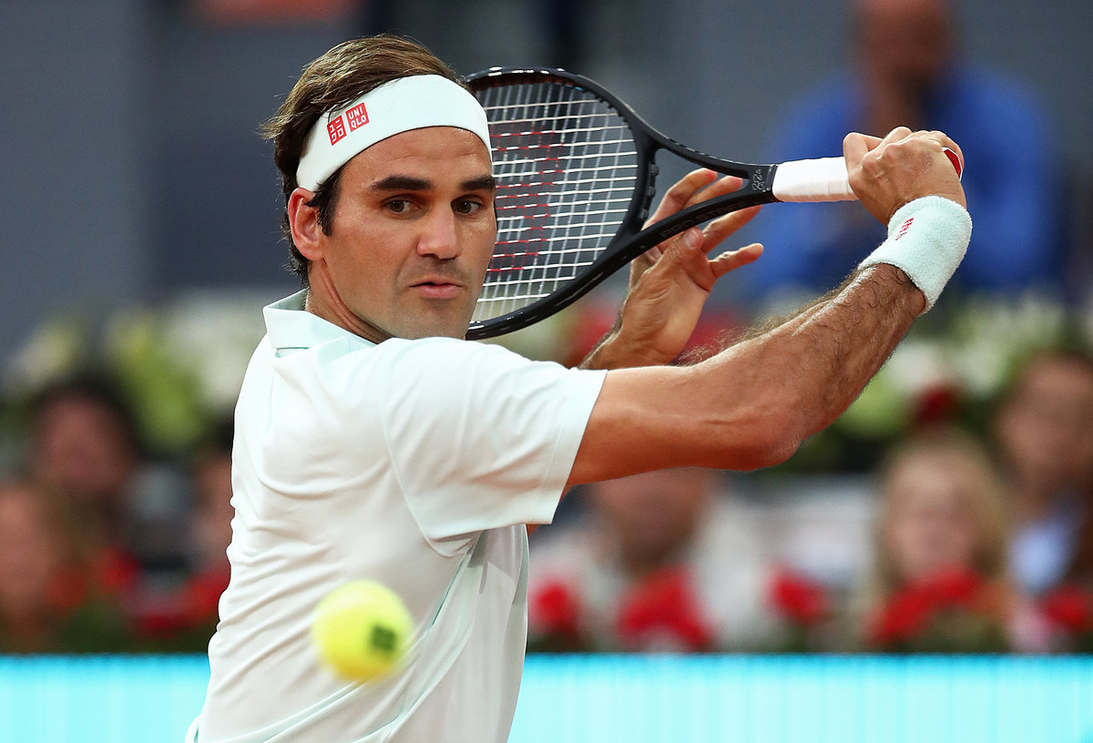 Federer é o quarto tenista a chegar às 1.200 vitórias em singulares
