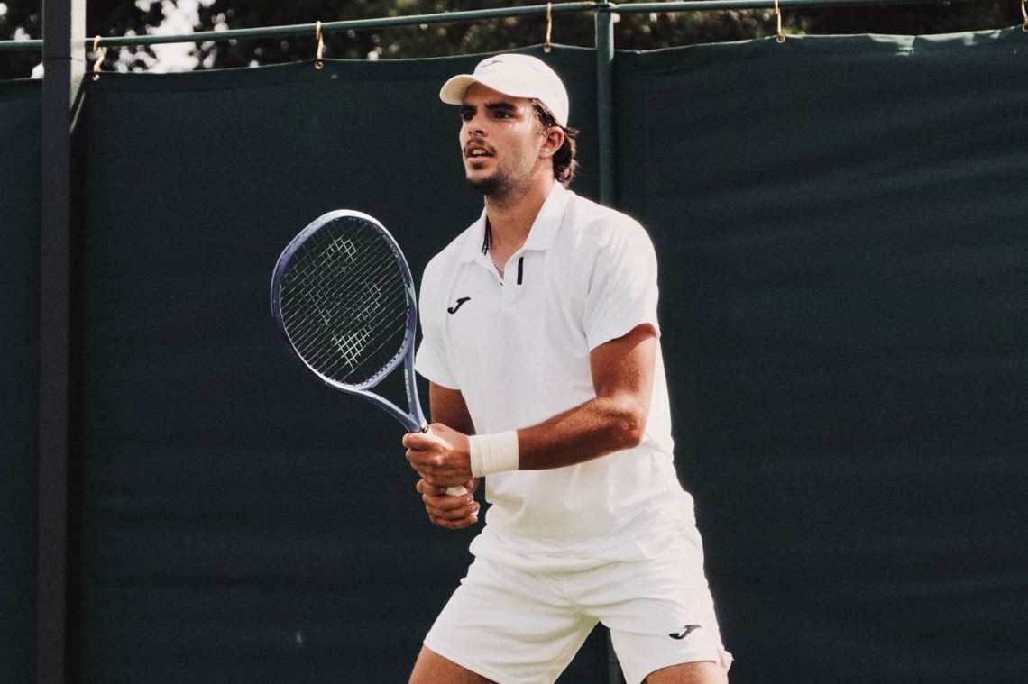 Jaime Faria abre jornada de terça-feira em Wimbledon
