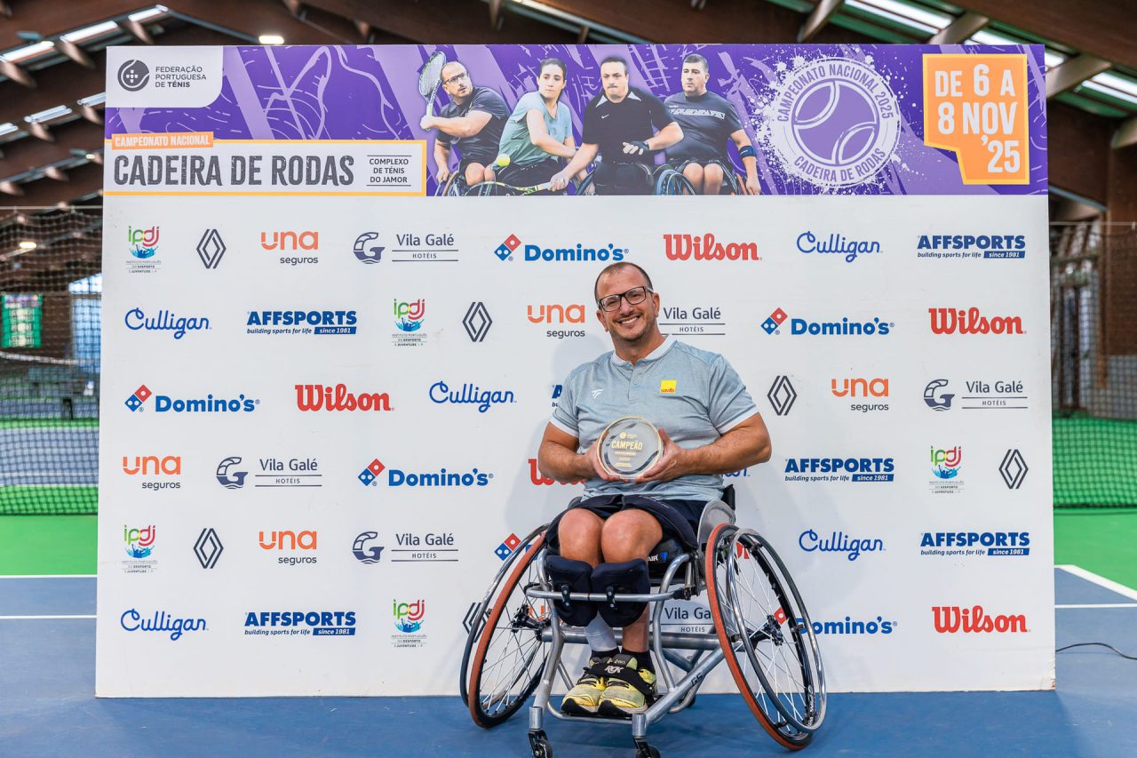 João Couceiro sagra-se tetracampeão nacional de ténis em cadeira de rodas